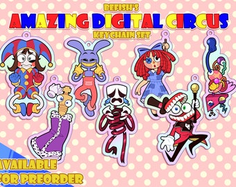Gangle Keychain Charm the Amazing Digital Circus - Etsy