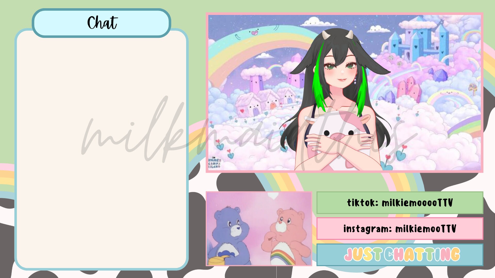 Cow Stream Overlays - Etsy