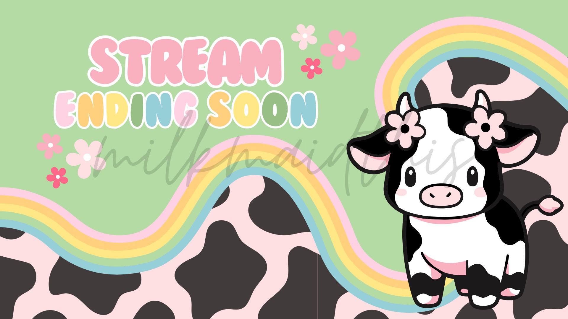 Cow Stream Overlays - Etsy