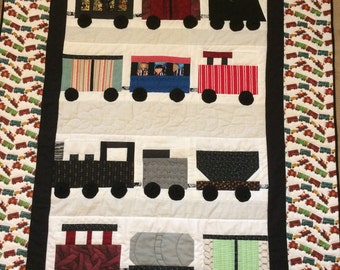 Printable Train Quilt Pattern