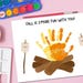 S'mores Handprint Printable Template, Fall Handprint Art, Preschool ...