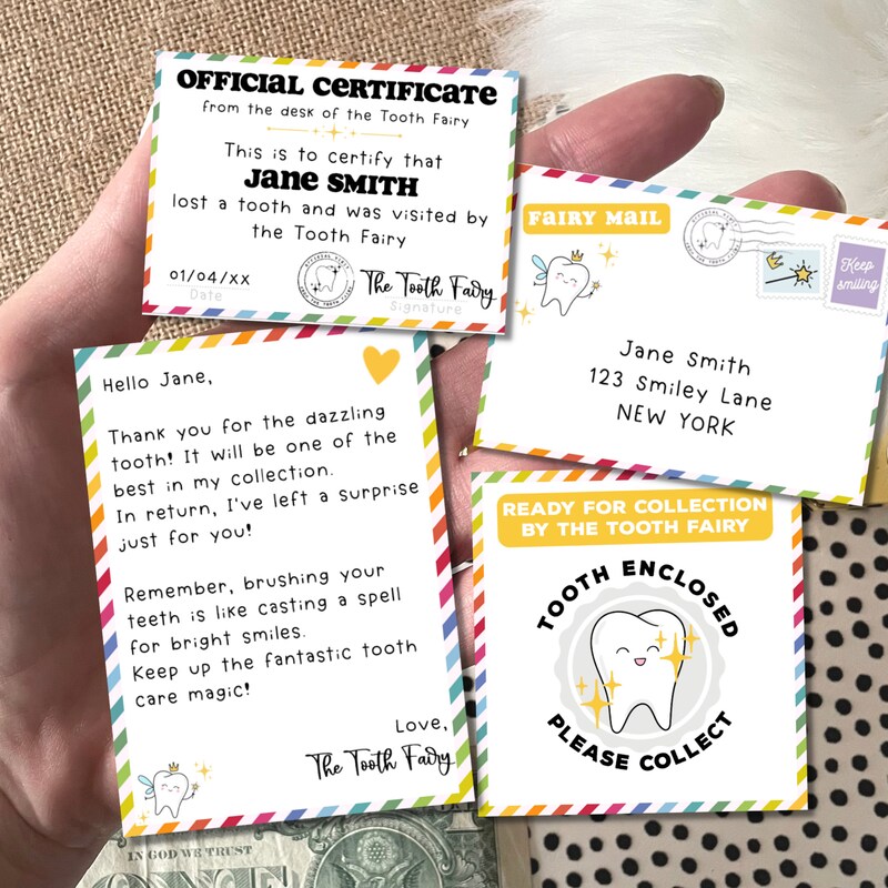 Tooth Fairy Envelope - Etsy