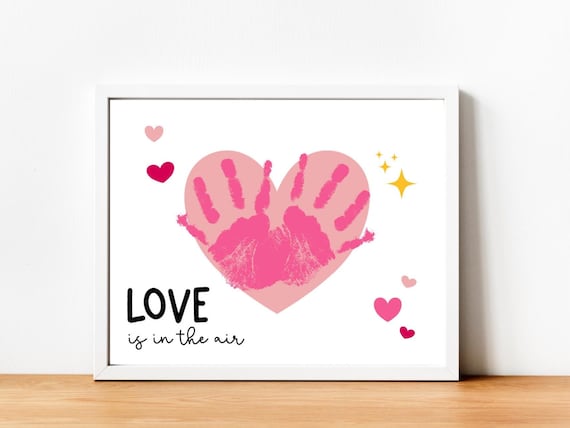 Huellas De Manos Corazón