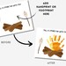 S'mores Handprint Printable Template, Fall Handprint Art, Preschool ...