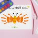 Butterfly Handprint Art, Spring Handprint Printable Template, Preschool ...
