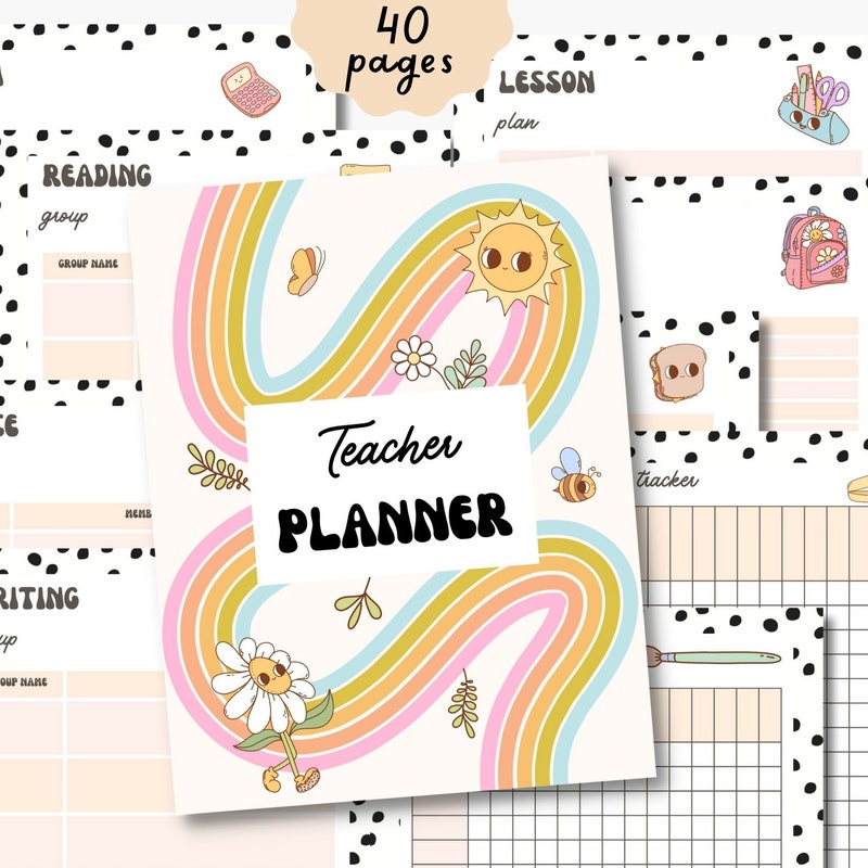Teacher Planner - Etsy