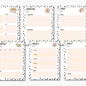 Teacher Planner Printable | Cute Teacher Binder | Teacher Plan & Record ...