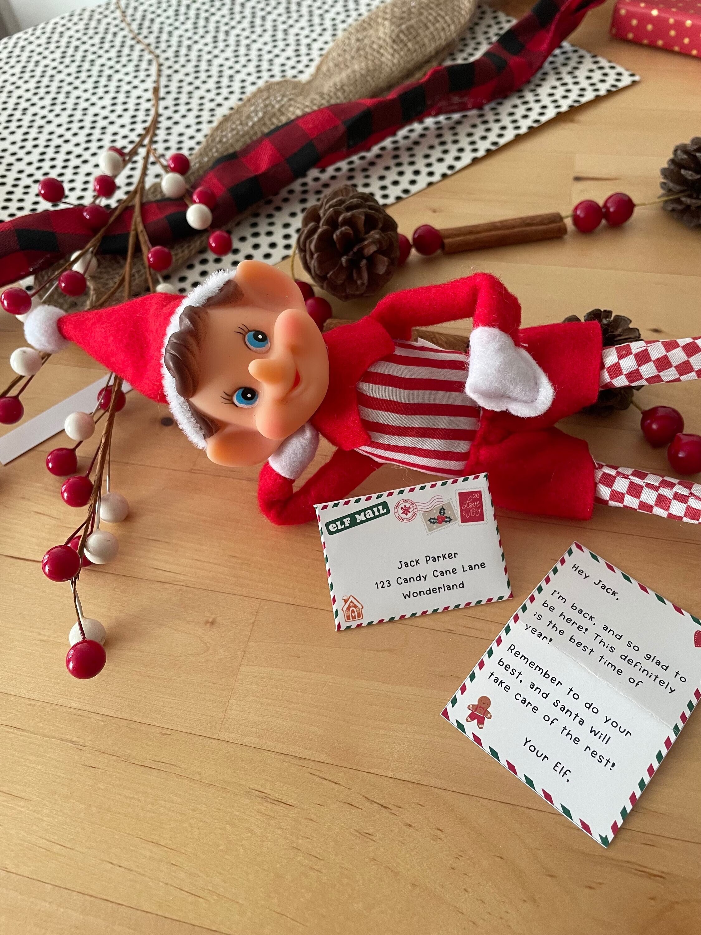 Editable Printable Mini Elf Letter With Envelope Customizable - Etsy ...