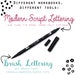 BUNDLE of 2 Lettering Workbooks With 80 Hand Lettering Practice ...