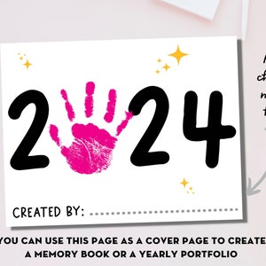 Holidays and Seasonal Handprint Art Bundle, Printable Handprint Memory ...