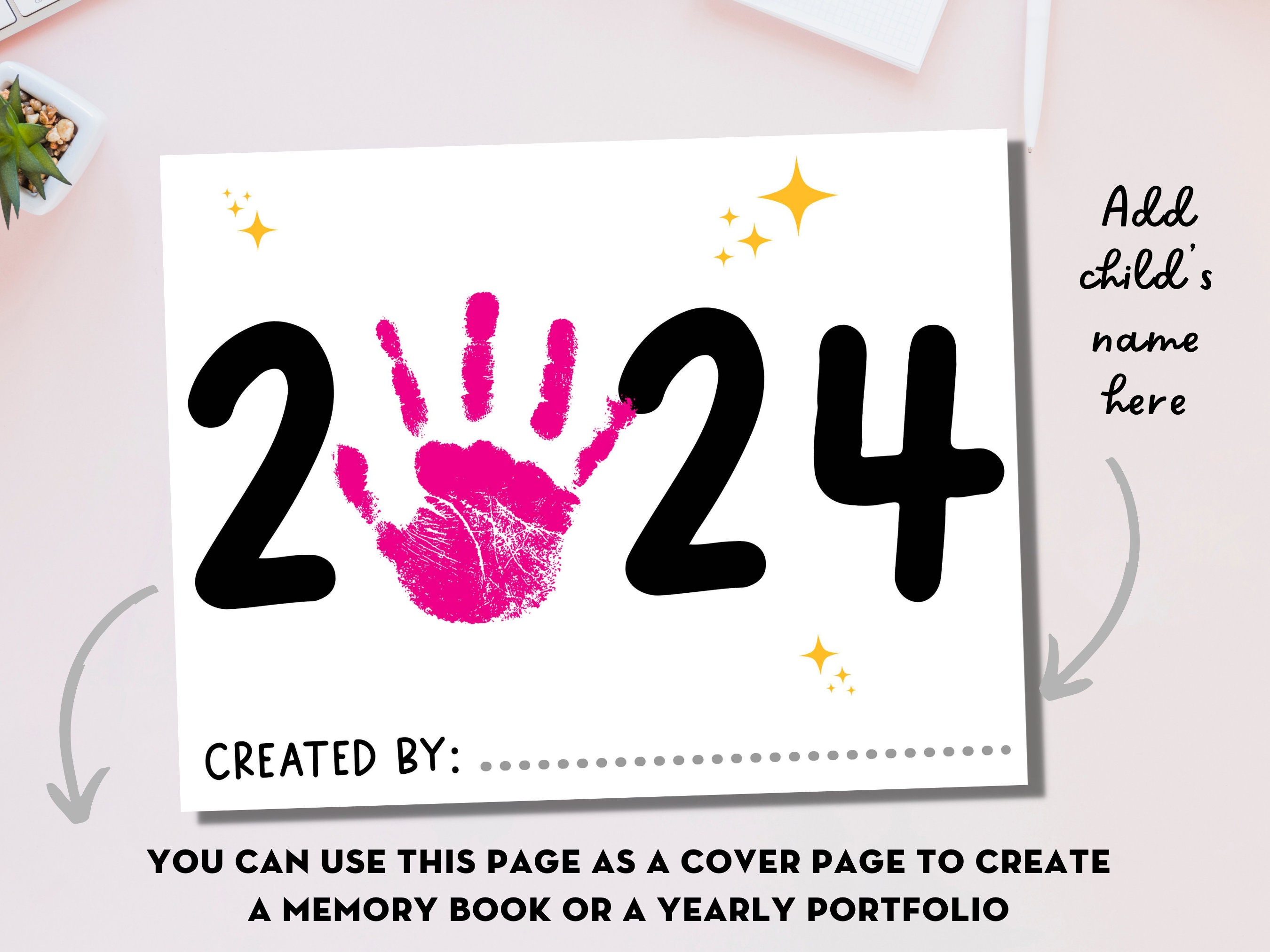 Holidays and Seasonal Handprint Art Bundle, Printable Handprint Memory ...