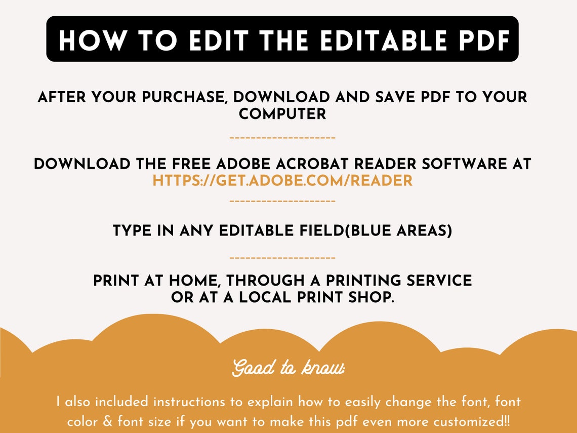 Printable EDITABLE Monthly Calendar Template for 2023 2023 - Etsy
