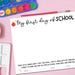 My First Day of School Handprint Art, First Day of School Printable ...