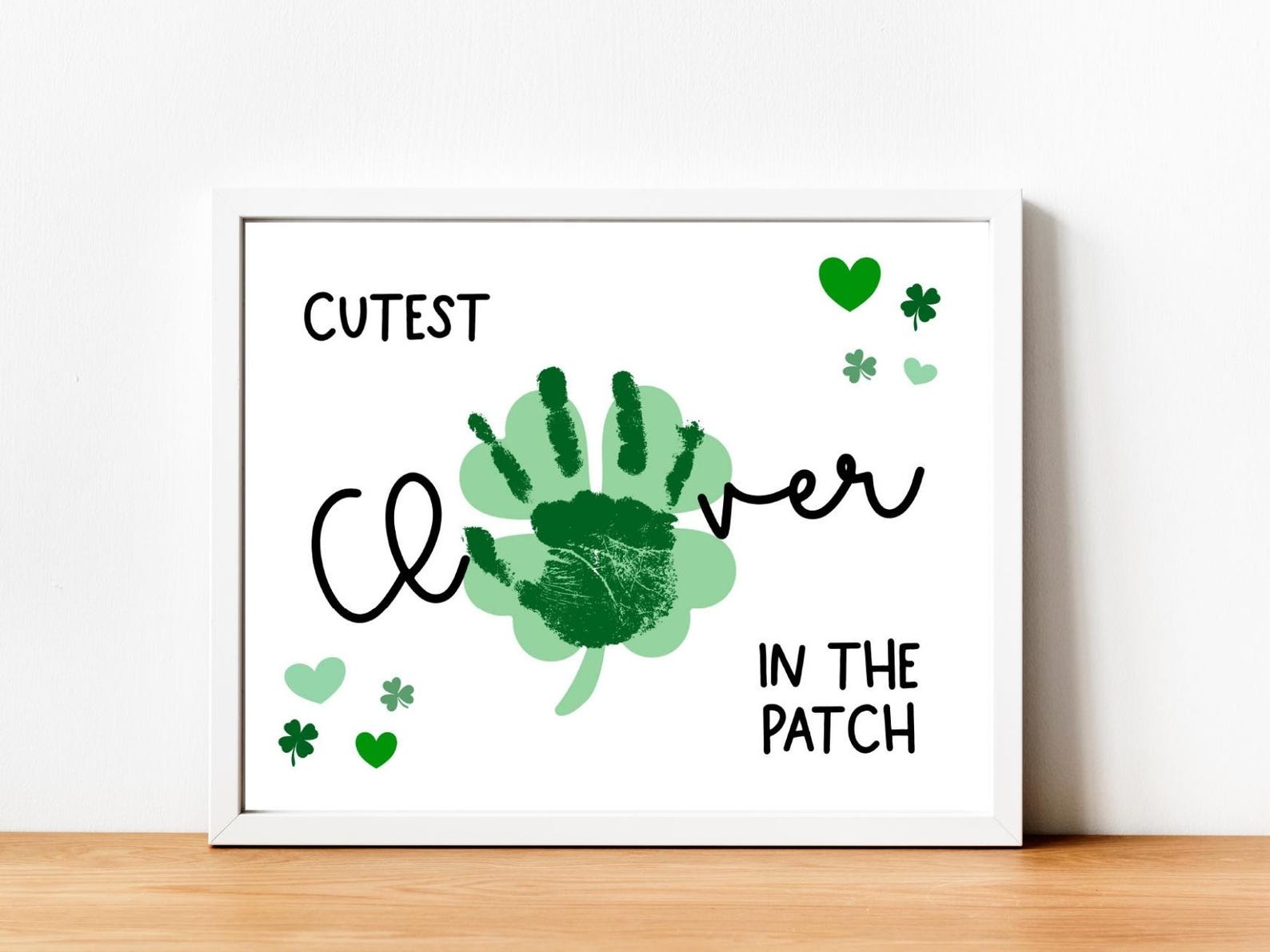 St. Patrick's Day Handprint Art, Cutest Clover in the Patch, Preschool ...
