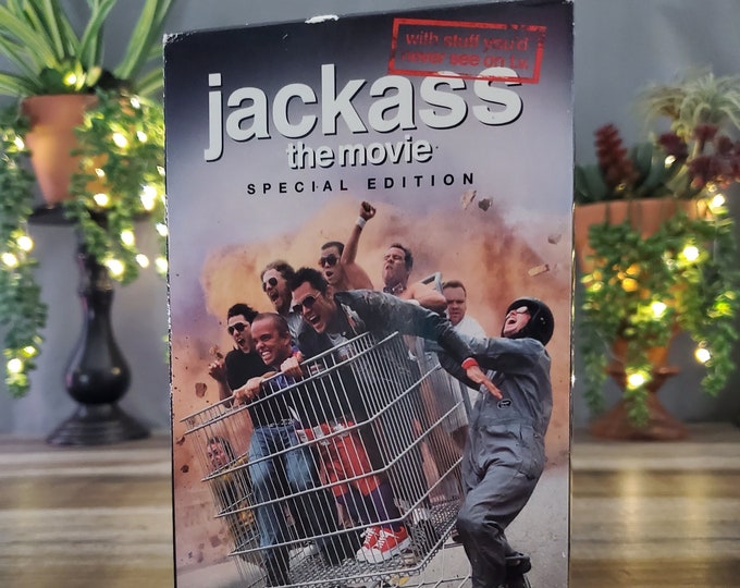 Jackass the Movie VHS, Special Edition, W/stuff You'd Never See on TV ...