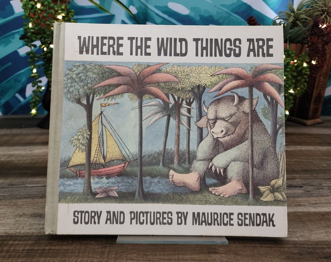Where the Wild Things Are Book, Story and Pictures by Maurice Sendak, Scholastic Inc. Book ...