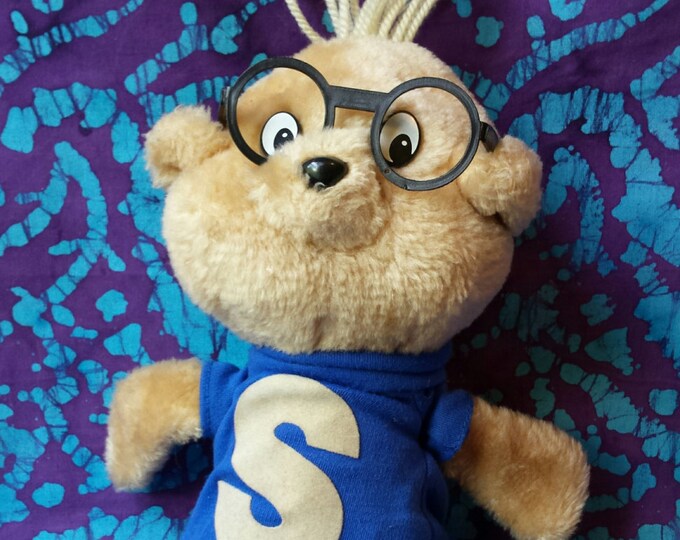Vintage Simon the Chipmunk Stuffed Animal Plush Toy 1983 Children's Toy ...