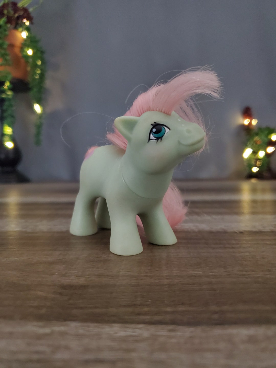 My Little Pony Baby Cuddles Pony, Generation 1 MLP Pony, Mint Green W ...