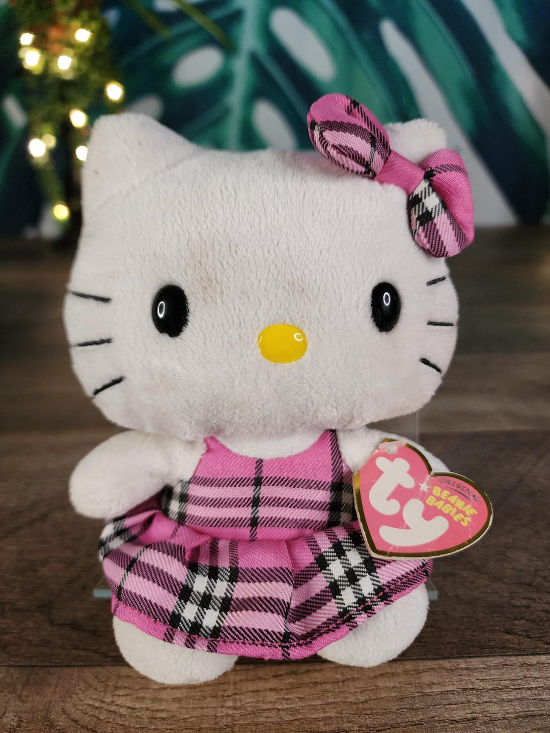 Ty Beanie Baby Hello Kitty Plush Toy, Ty/sanrio Hello Kitty Plushie, Ty ...