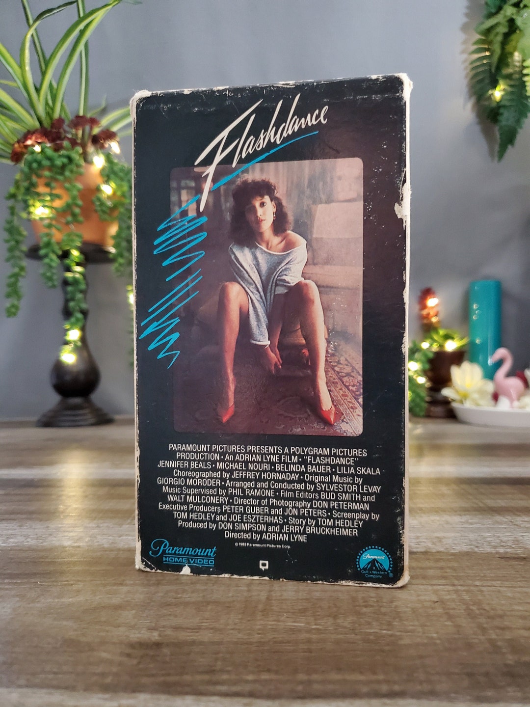 Flashdance VHS, Stars Jennifer Beals and Choreographed by Jeffery ...