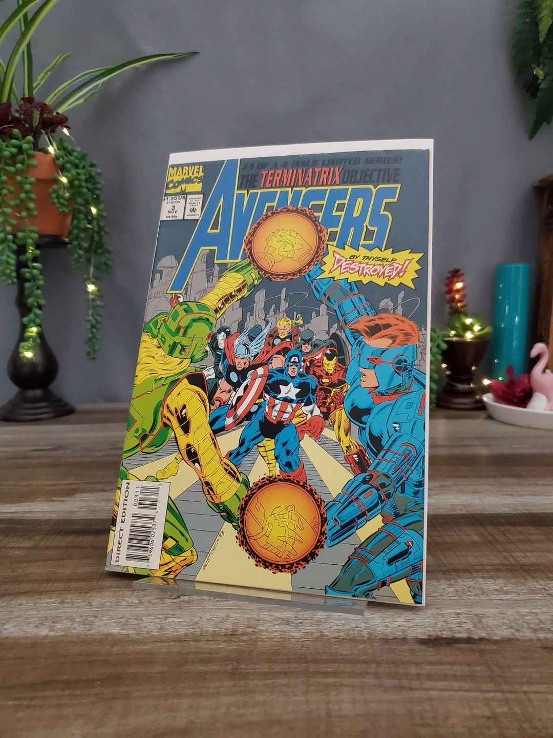 Marvel Comics Avengers the Terminatrix Objective, by Thyself DESTROYED ...