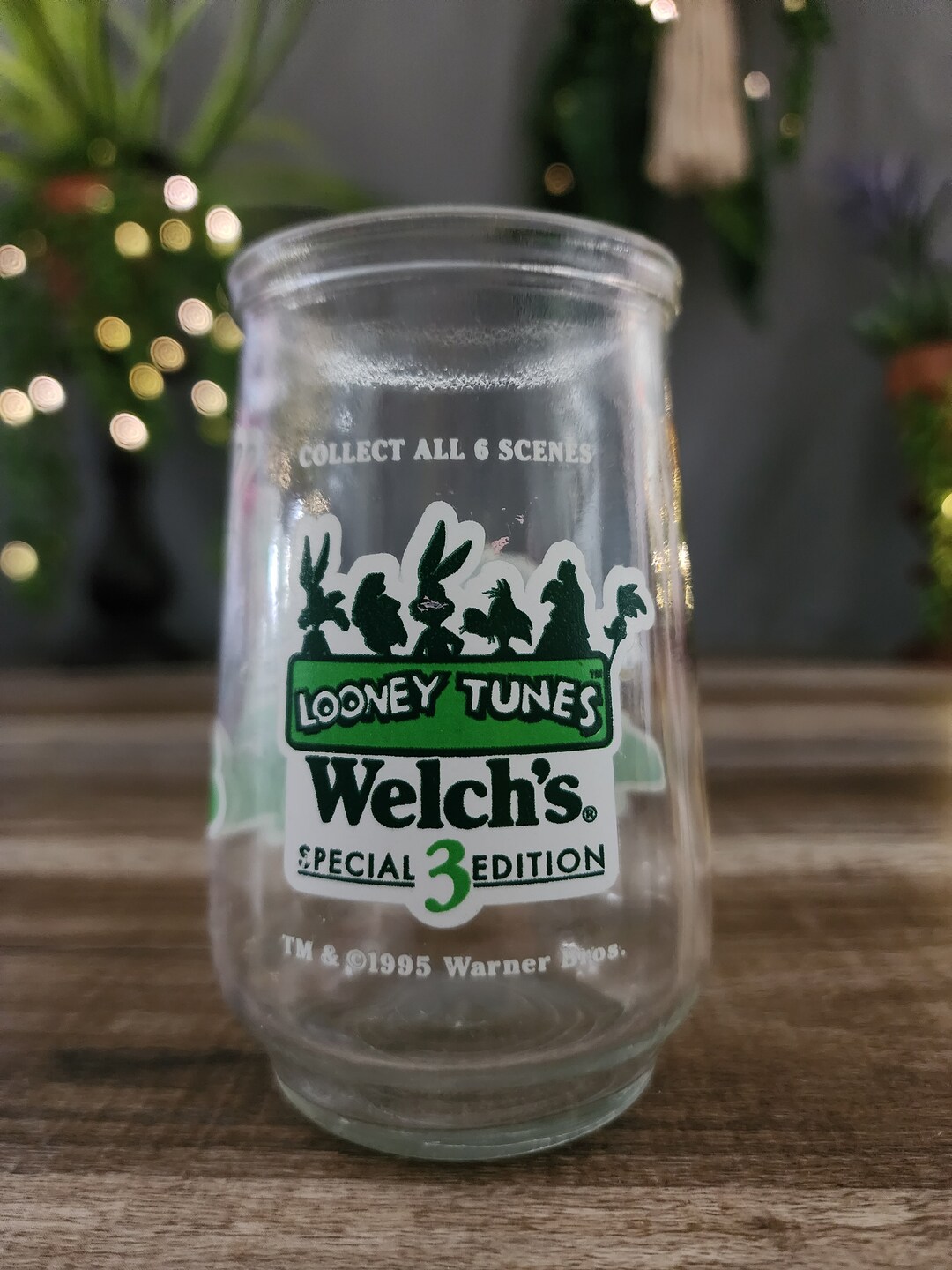 Looney Tunes Glass, Welch's Special Edition 3 Looney Tunes Jelly Jar ...