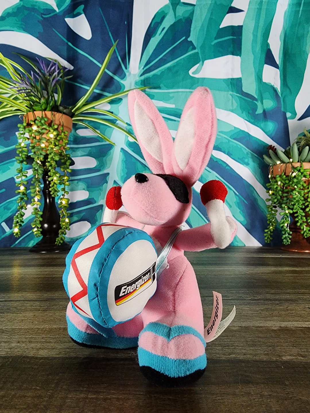 Energizer Bunny Plush Toy W/drum and Felt Sunglasses, He Keeps Going ...