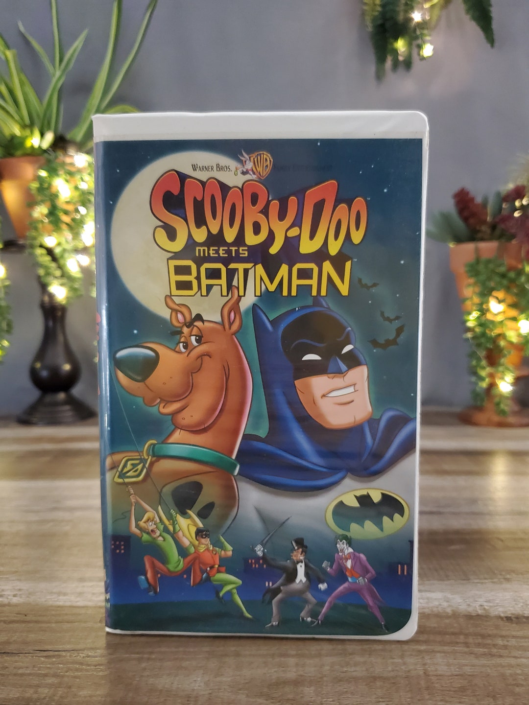Scooby Doo Meets Batman Vhs Cartoon Network Animated Movie Etsy