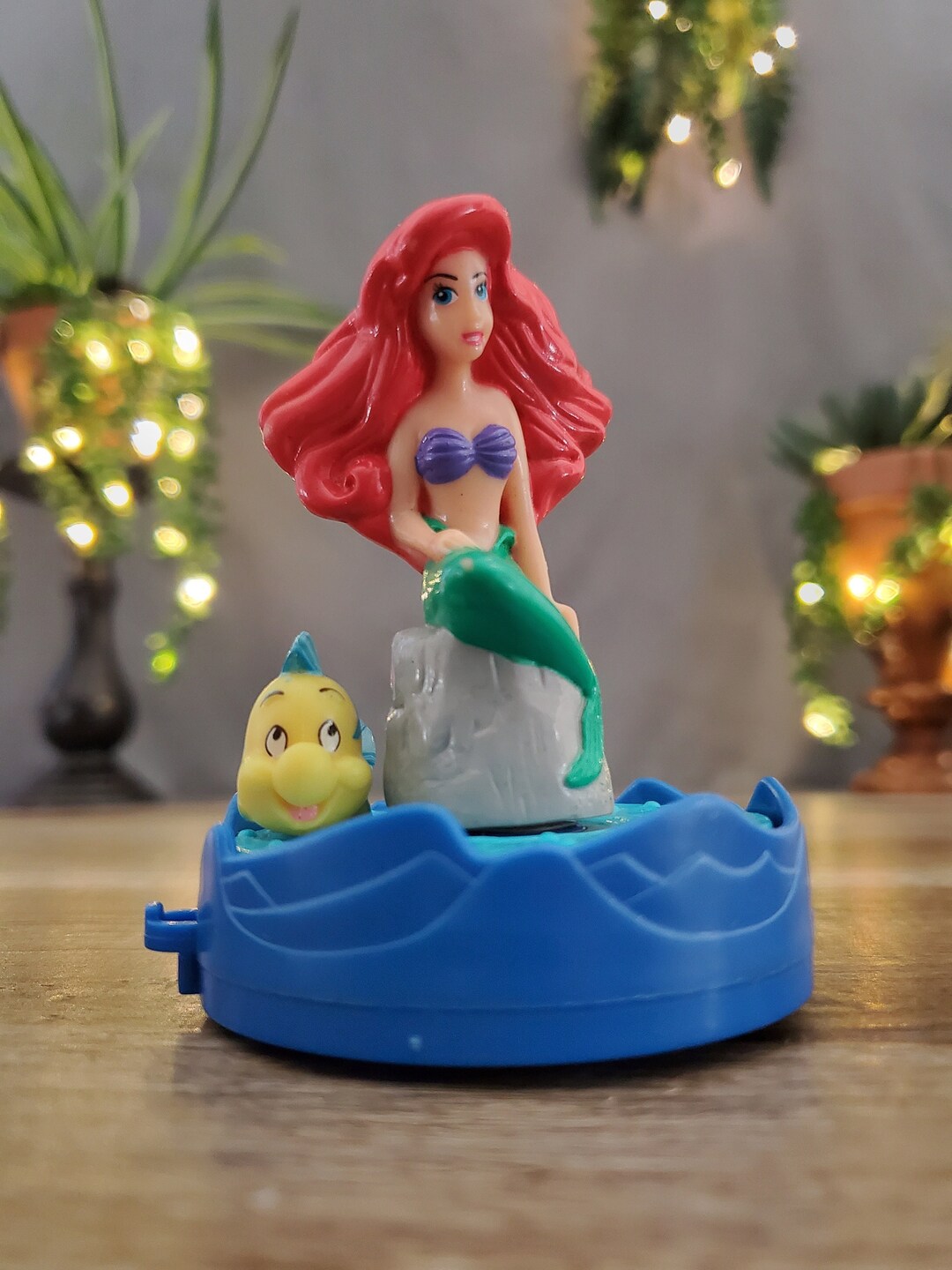Vintage Ariel & Flounder Happy Birthday Train - Mcdonald's Toy - Etsy