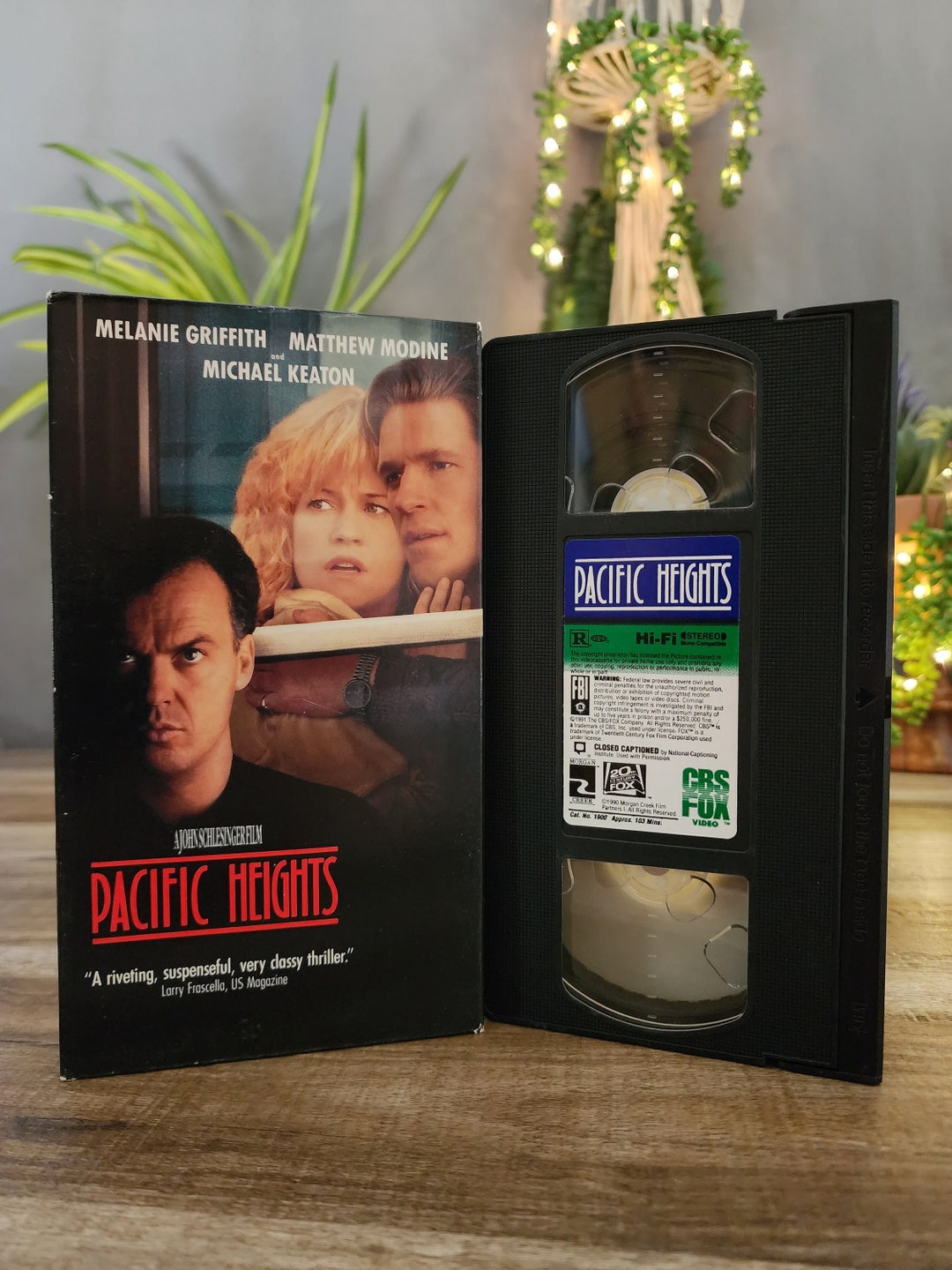 Pacific Heights VHS, Stars Melanie Griffith, Matthew Modine and Michael ...