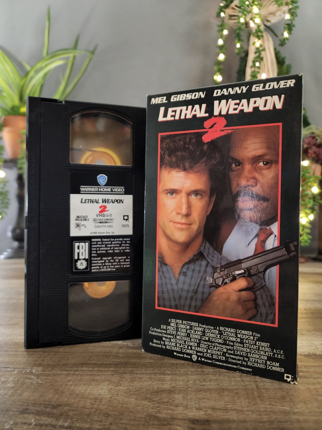 Lethal Weapon 2 VHS, Stars Mel Gipson and Danny Glover, Pure Dynamite ...