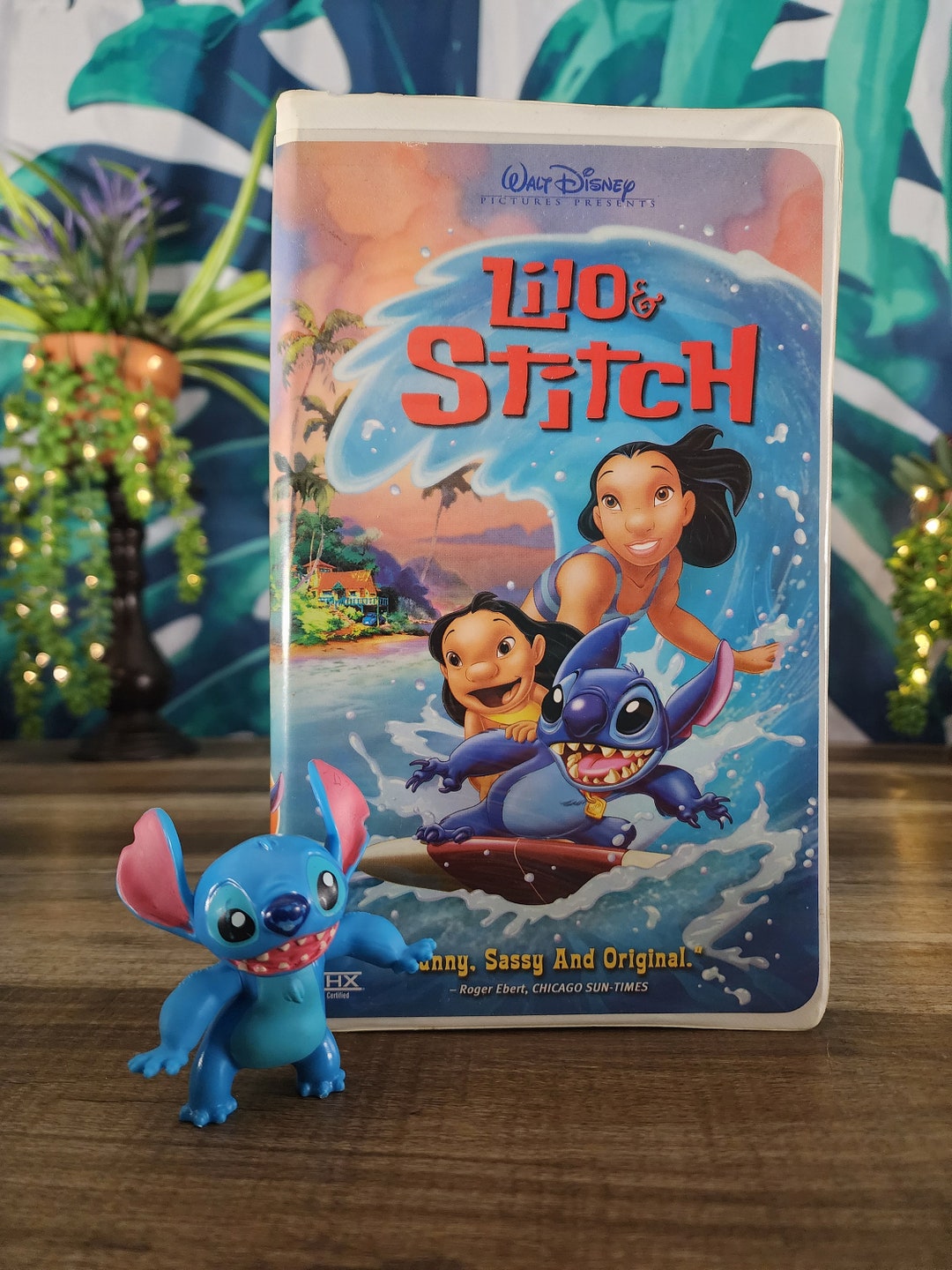 Lilo & Stitch VHS, and Stitch Figure, Walt Disney Pictures Presents ...