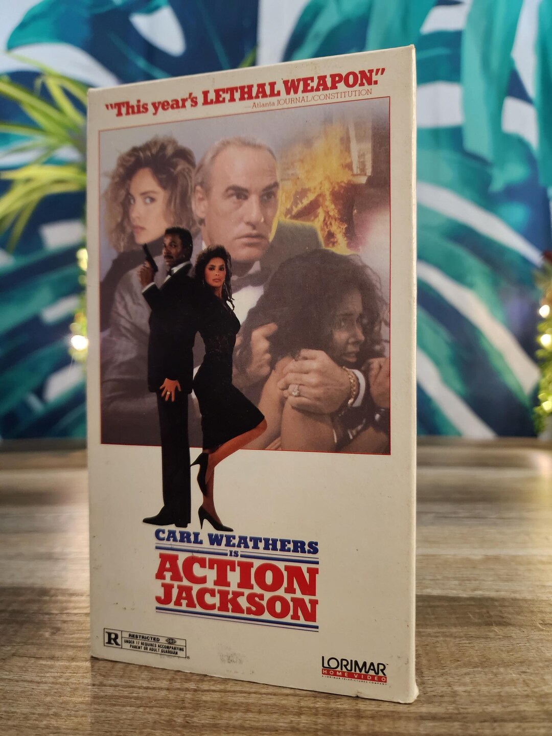 Action Jackson VHS, Stars Carl Weathers, Vanity, Sharon Stone and Craig ...
