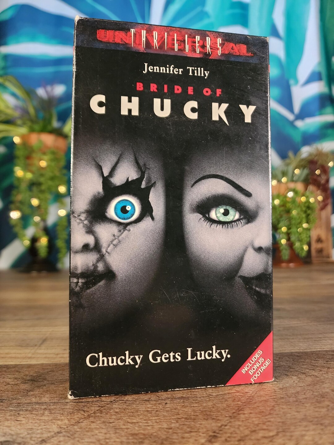 Bride of Chucky VHS, Stars Jennifer Tilly, Brad Dourif, John Ritter and ...