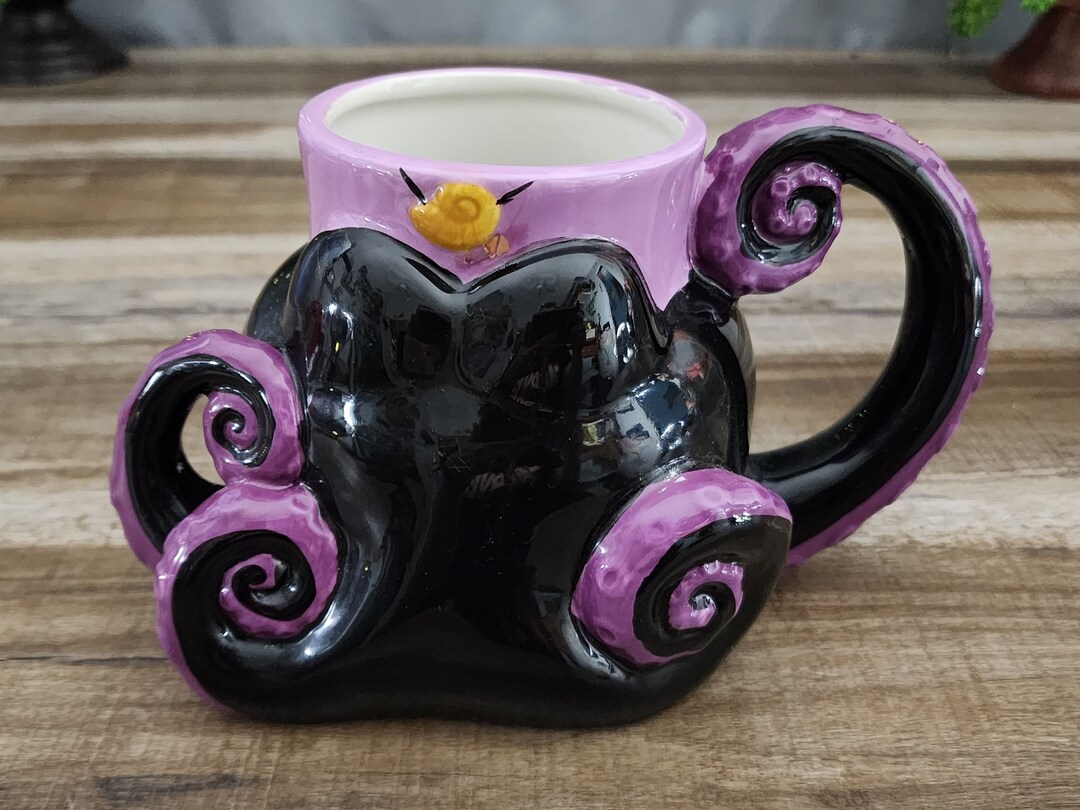 Disney Villains Ursula Mug, Ursula Tentacles 3D Sculpted Coffee Mug ...