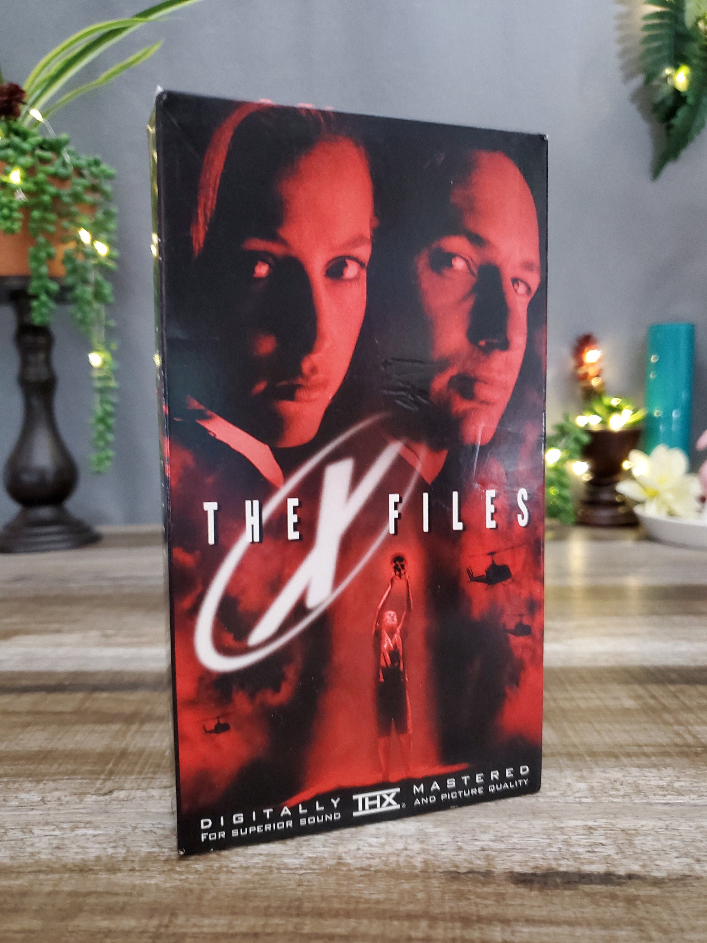 The X Files VHS Movie stars David Duchovny and Gillian | Etsy
