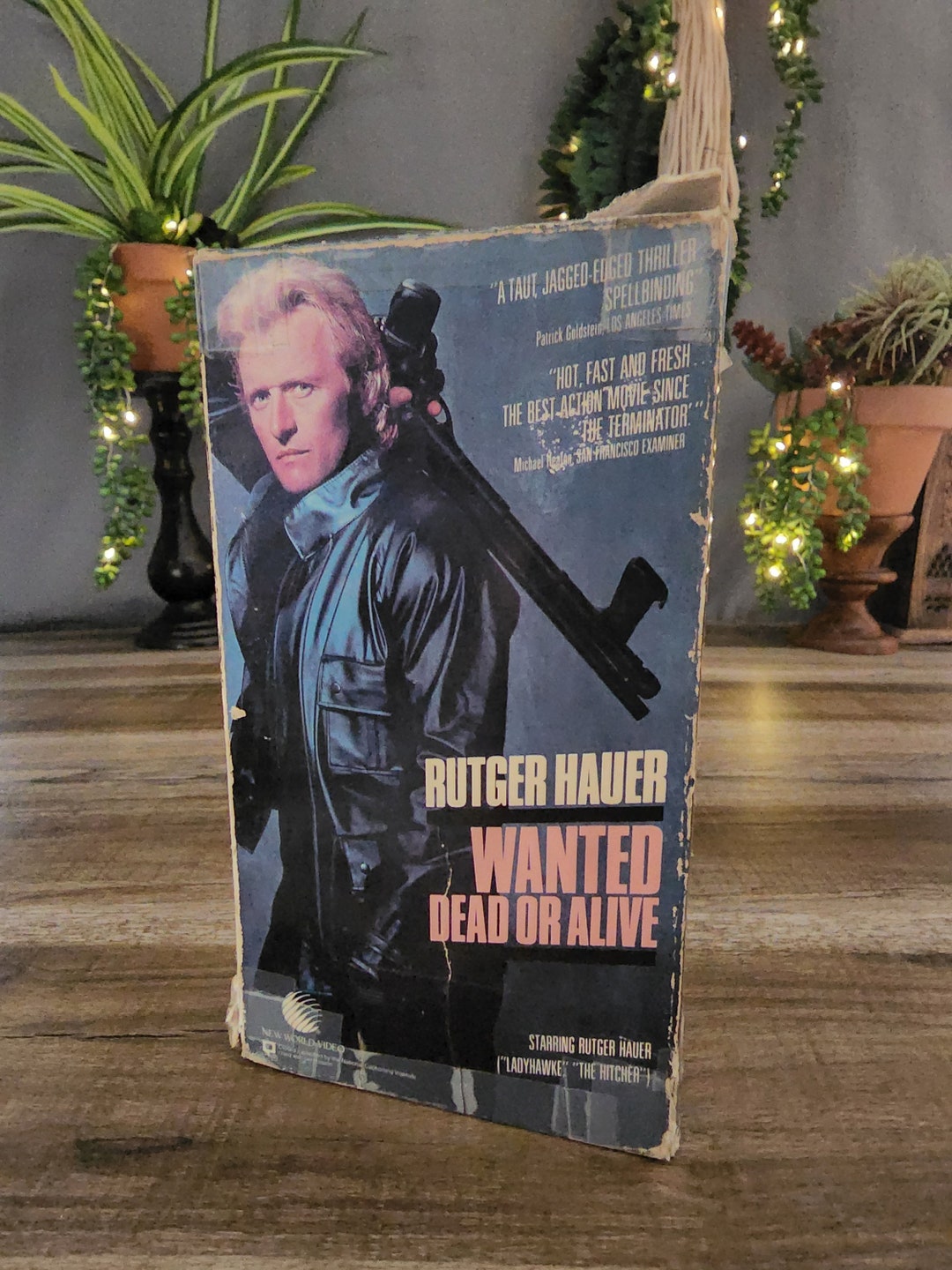 Wanted Dead or Alive VHS, Stars Rutger Hauer & Gene Simmons, Nick ...