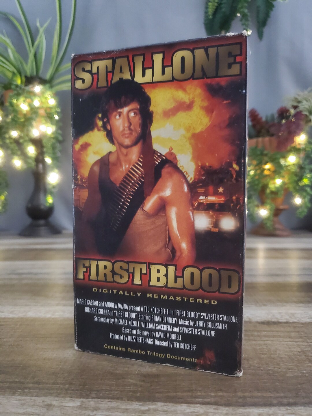First Blood VHS, Stars Sylvester Stallone as John Rambo, Also Starring ...
