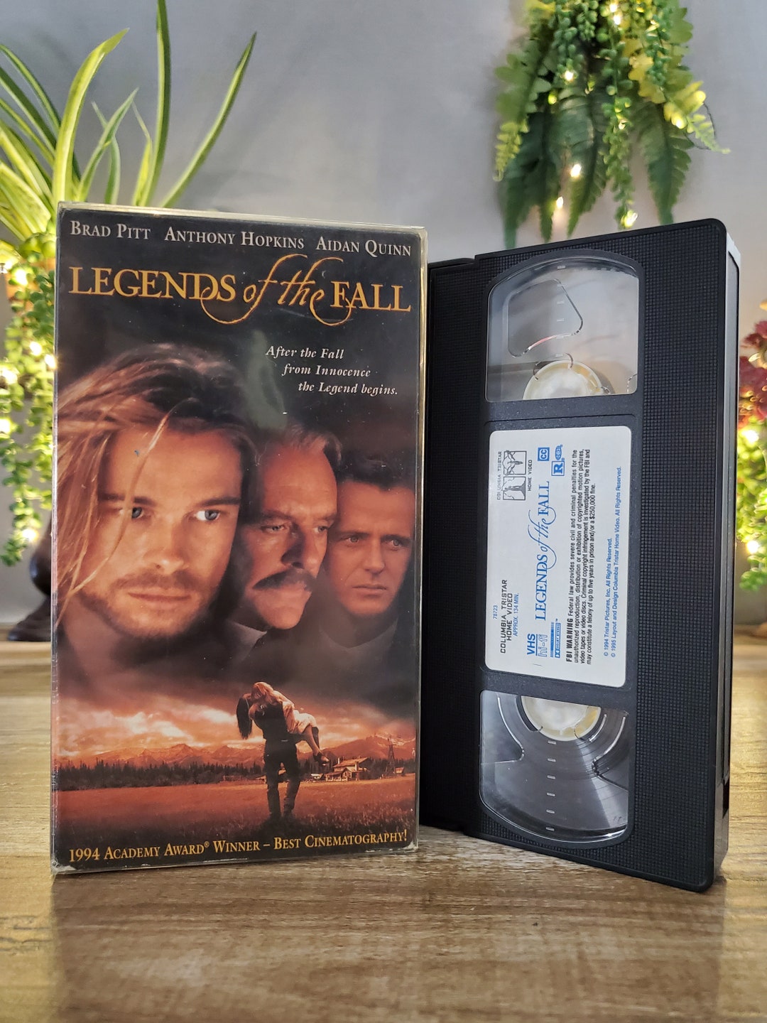 Legends of the Fall VHS, Stars Brad Pitt Anthony Hopkins and Aidan ...