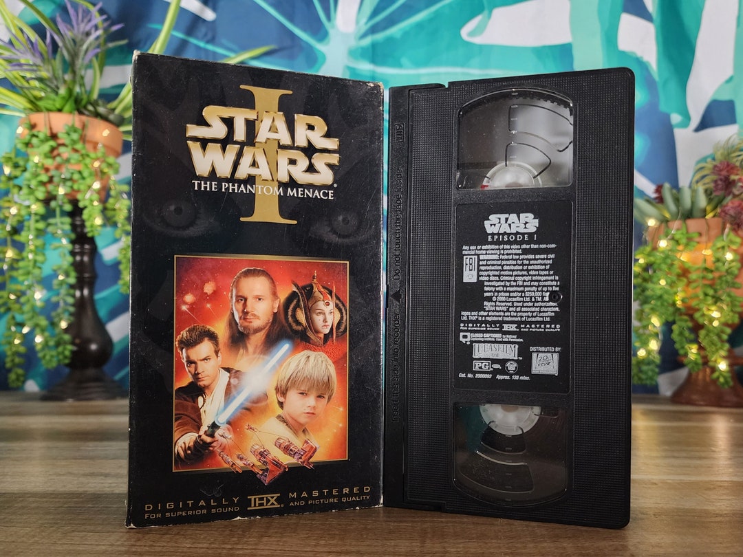 Stars Wars I, the Phantom Menace VHS, Every Generation Has a Legend ...