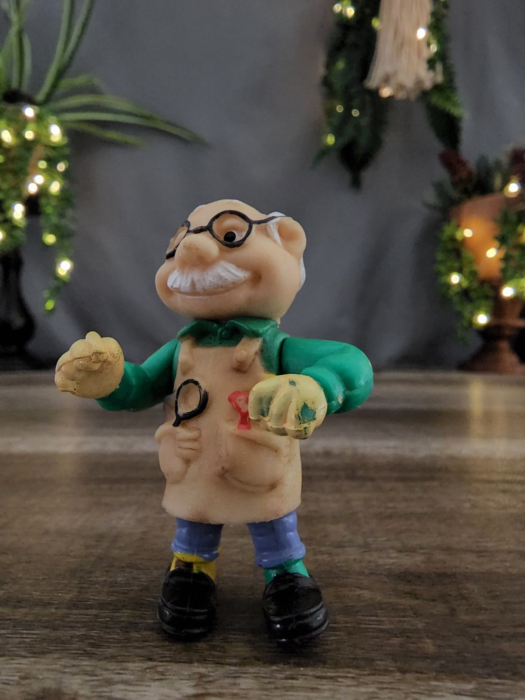 Professor Newton Gimmick Toy Figure, Teddy Ruxpin World of Wonder ...