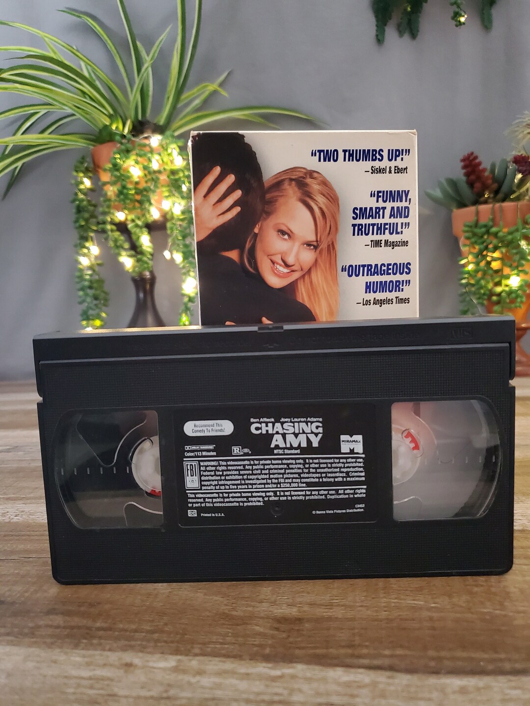 Chasing Amy VHS, Stars Ben Affleck, Joey Lauren Adams and Jason Lee ...