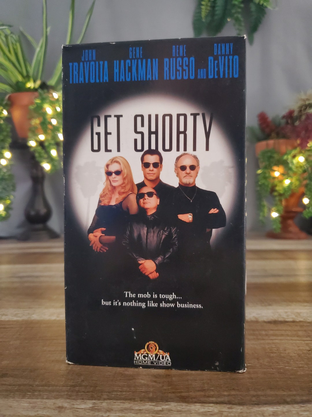 Get Shorty VHS, Stars John Travolta, Rene Russo, Danny Divito and Gene ...