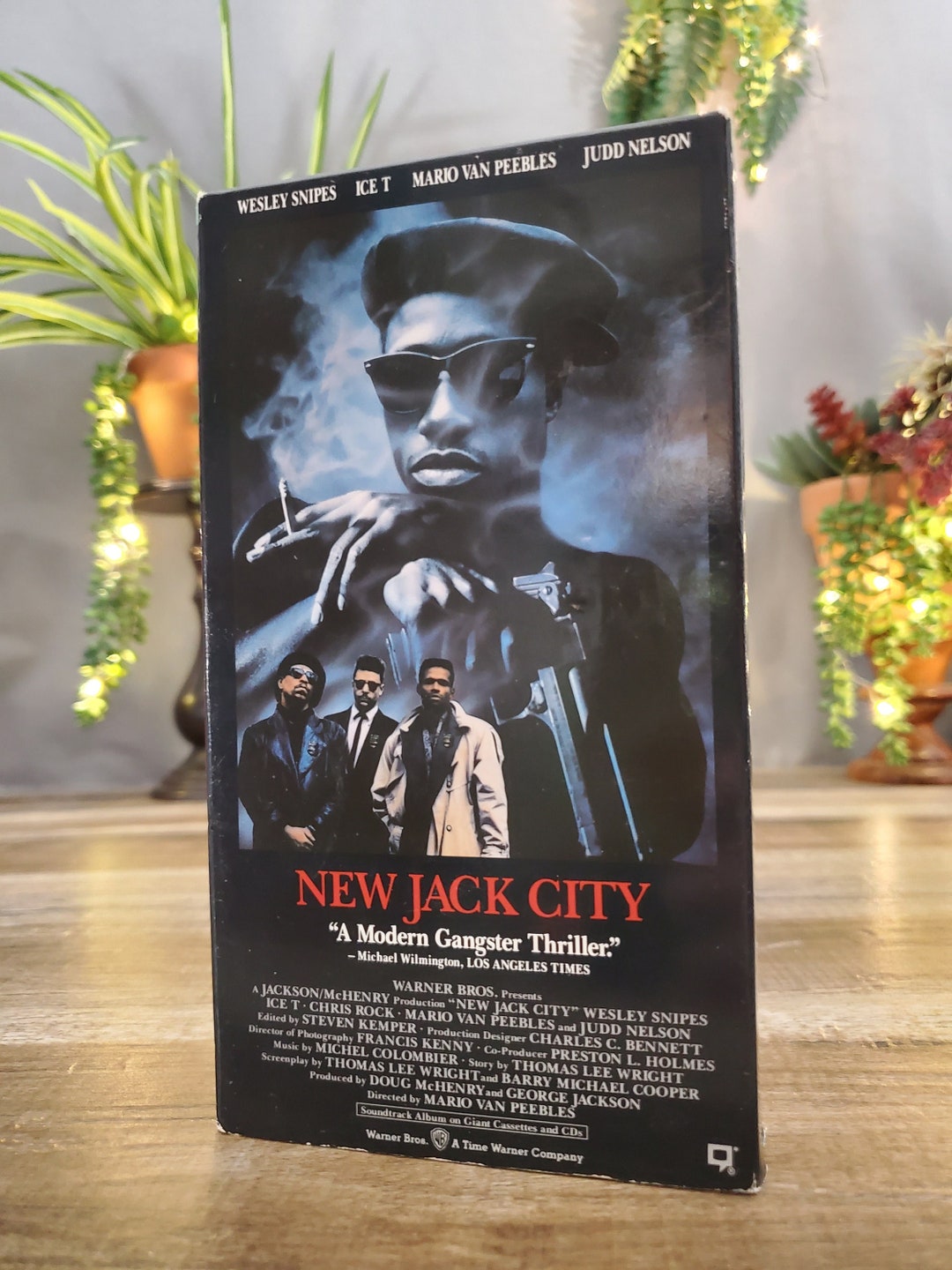 New Jack City VHS, Stars Wesley Snipes, Ice-t, Allen Payne, Chris Rock ...