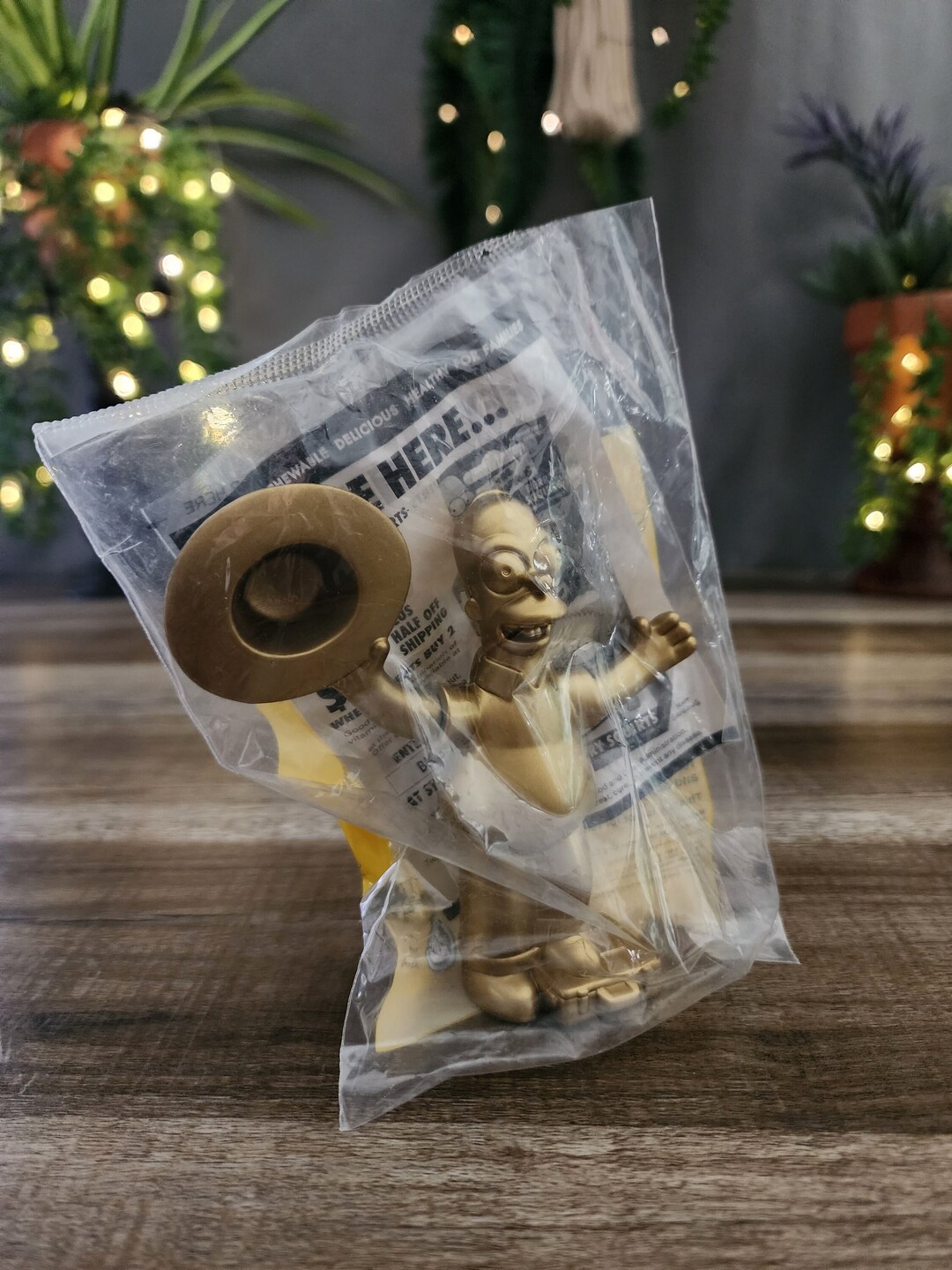 The Simpsons Movie Homer Simpson Golden Statue/figure NIB - Etsy