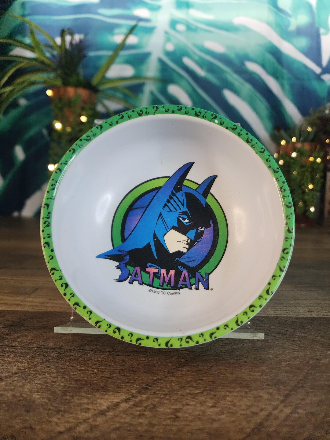 Batman Cereal Bowl, ZAK Designs Melamine Bowl, Vintage Batman Cereal ...