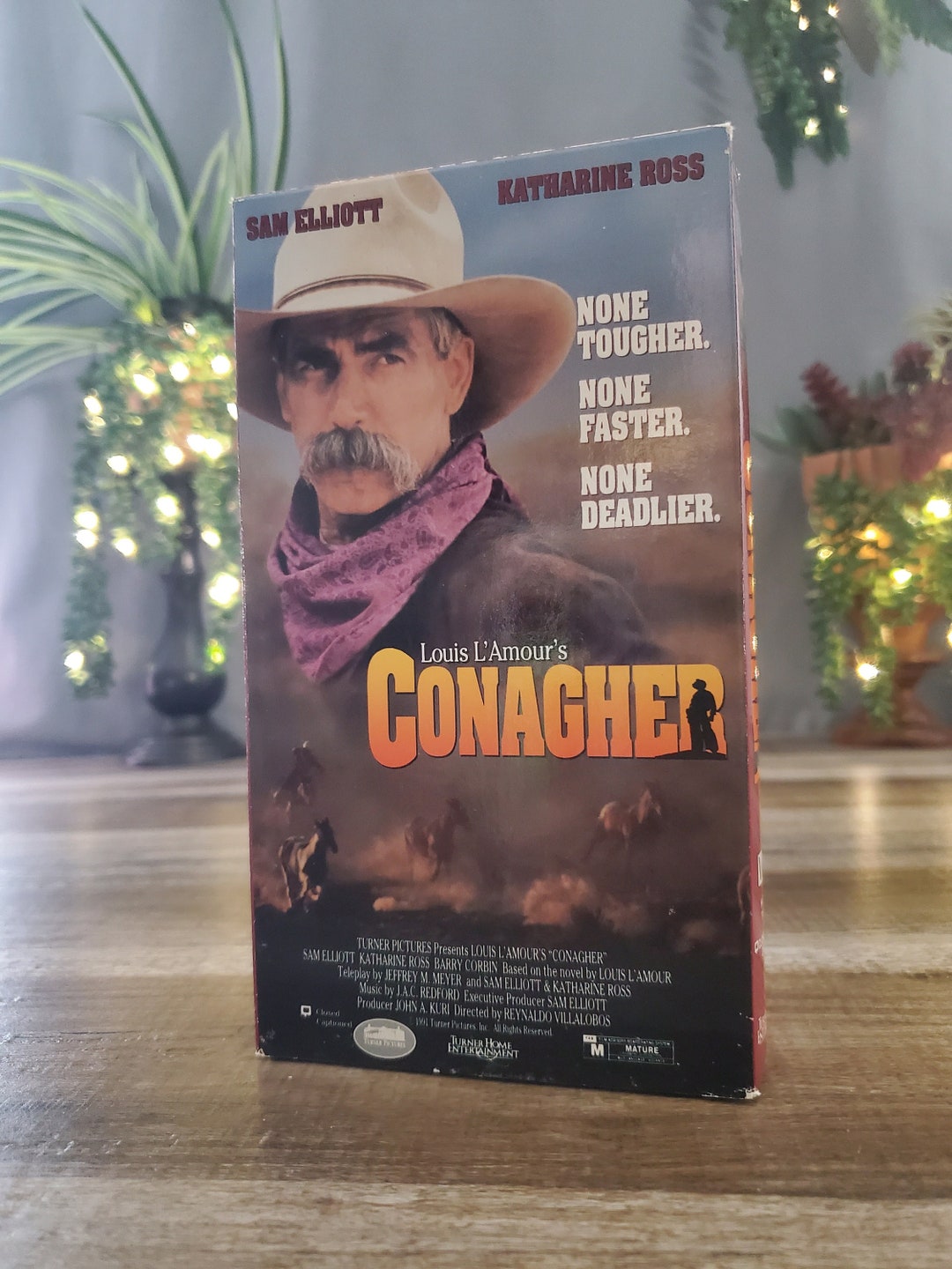 Louis L'amour's Conagher VHS, Stars Sam Elliott and Katherine Ross ...