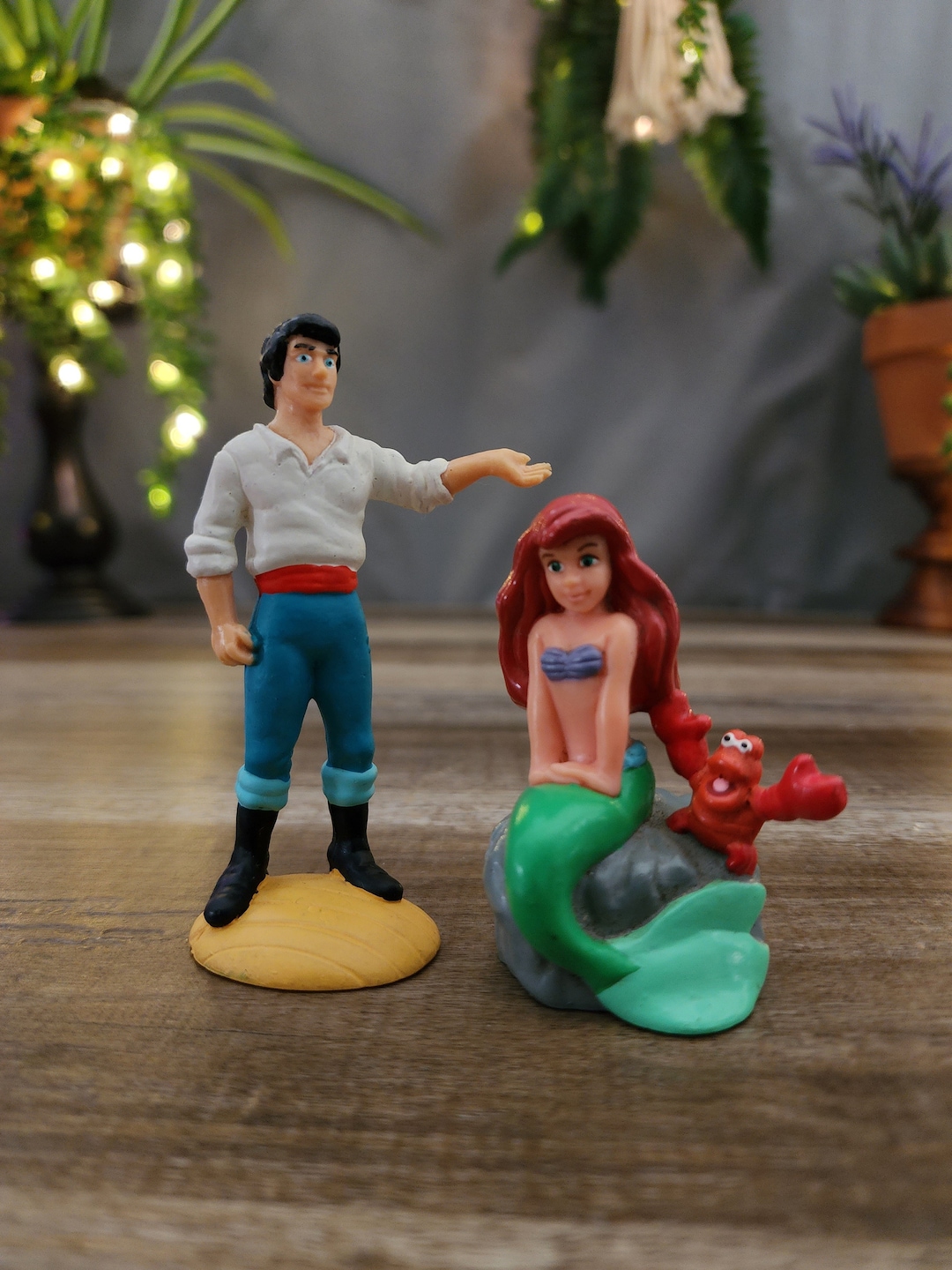 Disney's Ariel and Prince Eric Toy Figures Disney's - Etsy