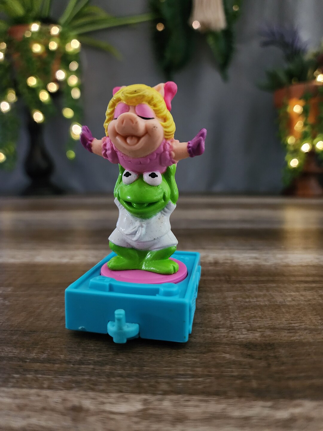 Miss Piggy and Kermit the Frog Miss Piggy and Kermit Spinning - Etsy