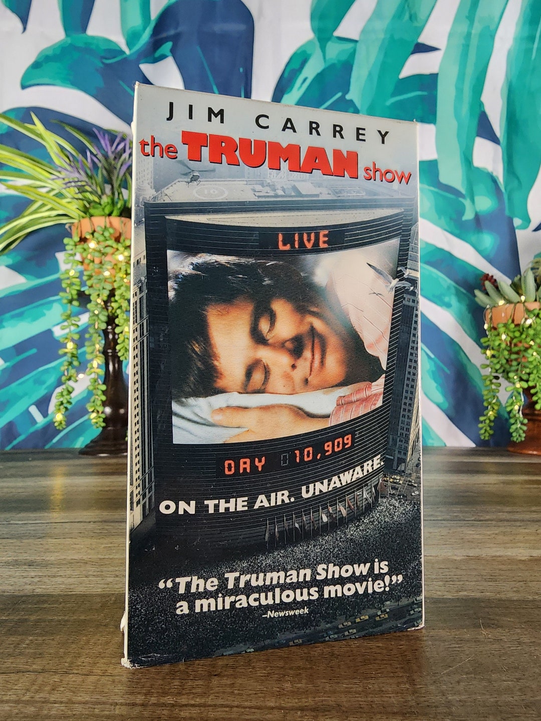 The Truman Show VHS, Stars Jim Carrey, Laura Linney and Ed Harris, Day ...